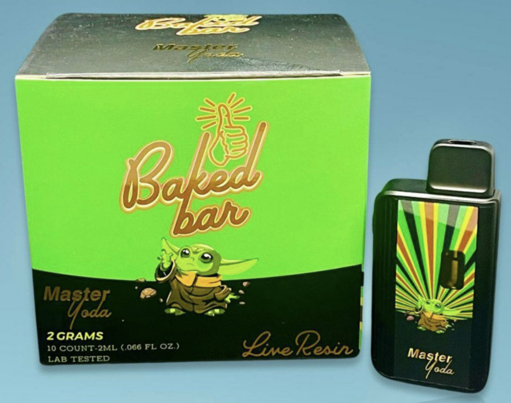 Baked Bar Disposable Master Yoda - Baked Bar Disposable