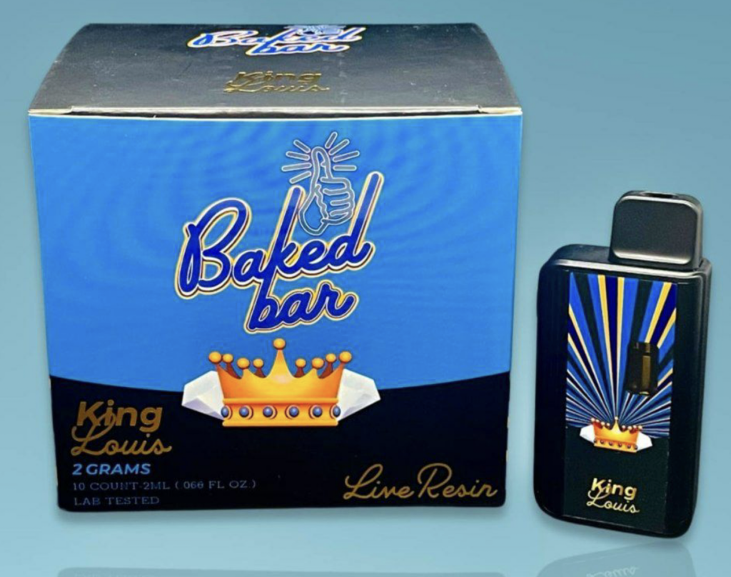 Baked Bar Disposable King Louis - Baked Bar Disposable (10 count)