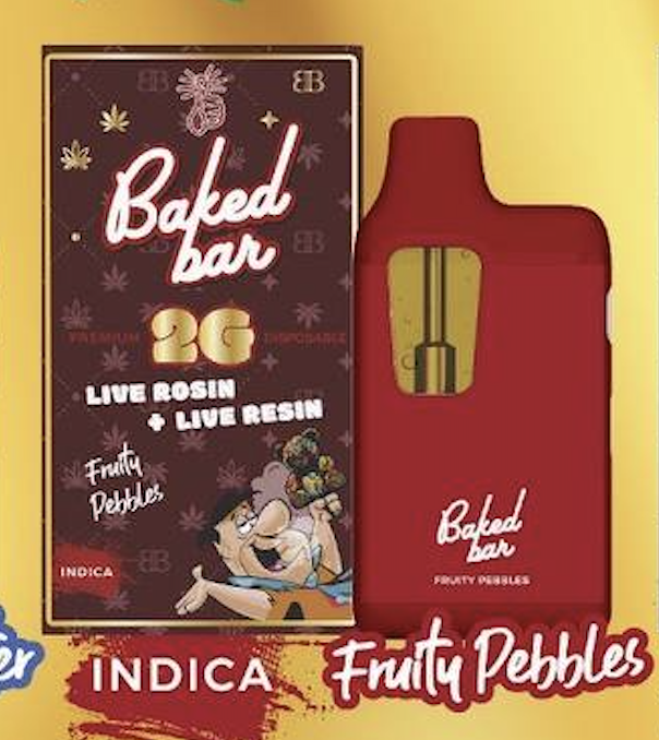 Baked Bar Fruity Pebbles - Baked Bar Disposable
